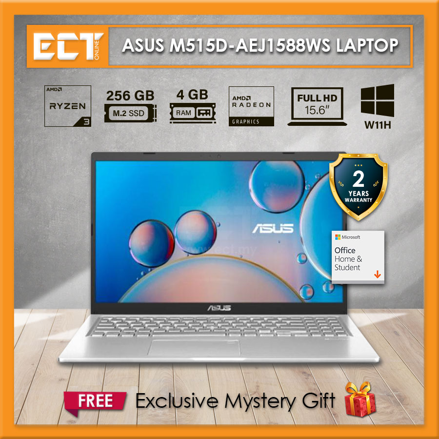 Asus M515D-AEJ1587WS / AEJ1588WS Laptop (Ryzen 3 3250U 3.50GHz,256GB ...