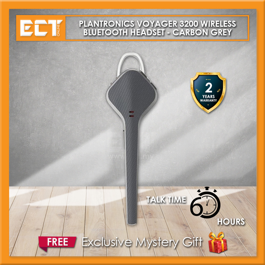 Plantronics Voyager 3200 Wireless Bluetooth Headset - Grey/White/Black